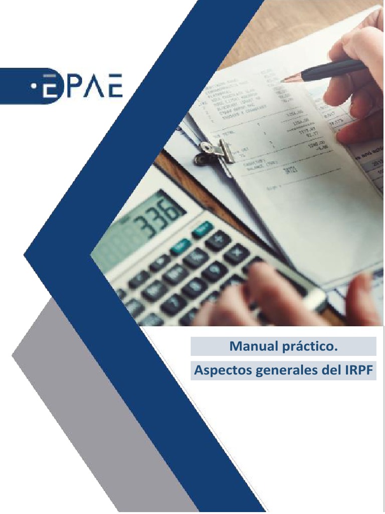 Manual Aspectos Generales IRPF | PDF | Impuestos | Pensión