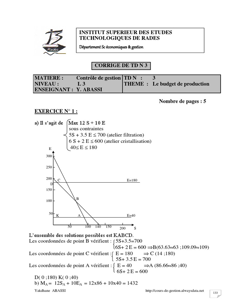Corrig TD 3 | PDF | Ordinateurs