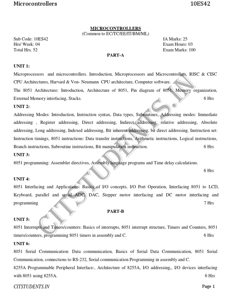 8051 & MSP430 Microcontroller Guide | PDF | Microcontroller | Microprocessor