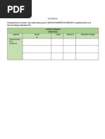 Formato de Horario | PDF