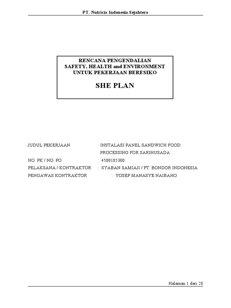 She Plan Nis | PDF | Bisnis