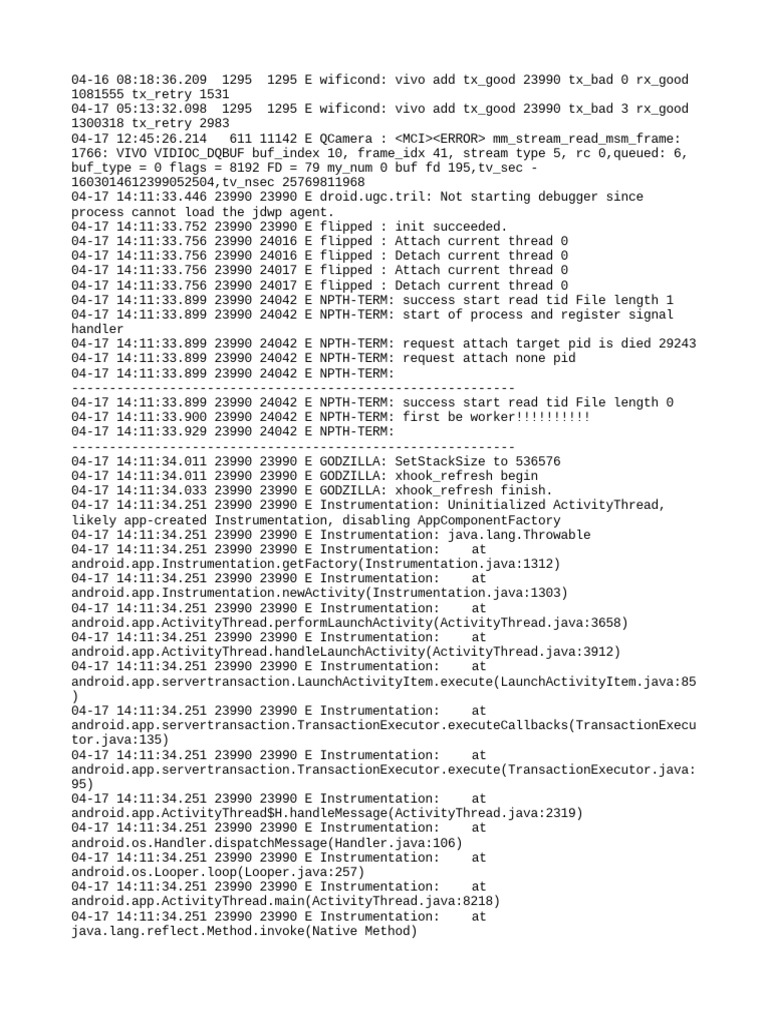 Log | Download Free PDF | Java (Programming Language) | Computing