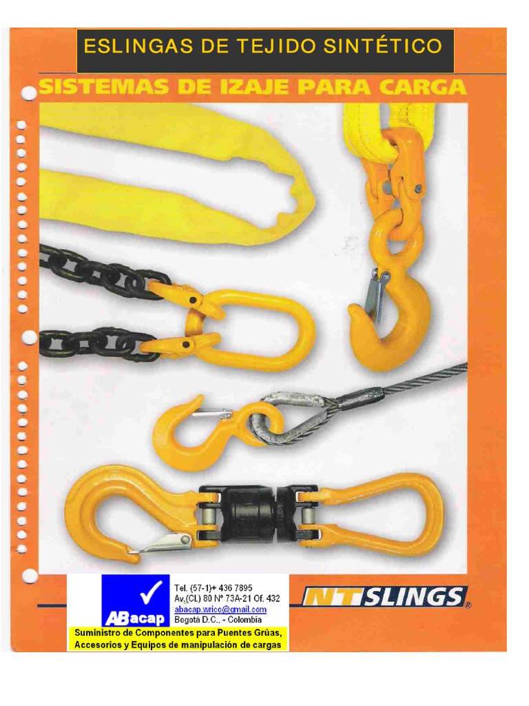 Catalogo Eslingas Sinteticas | PDF