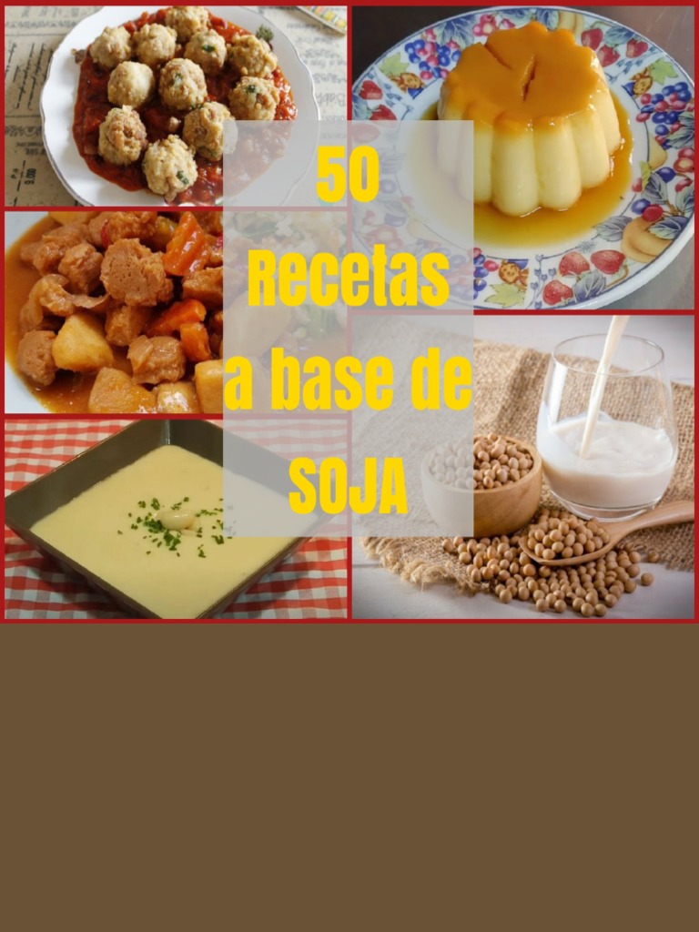 50 Recetas de Soja | PDF | ensalada | Alimentos