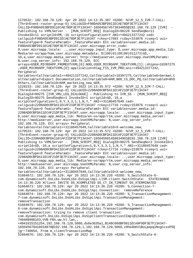 CVP 211 | Download Free PDF | Port (Computer Networking) | Session Initiation Protocol