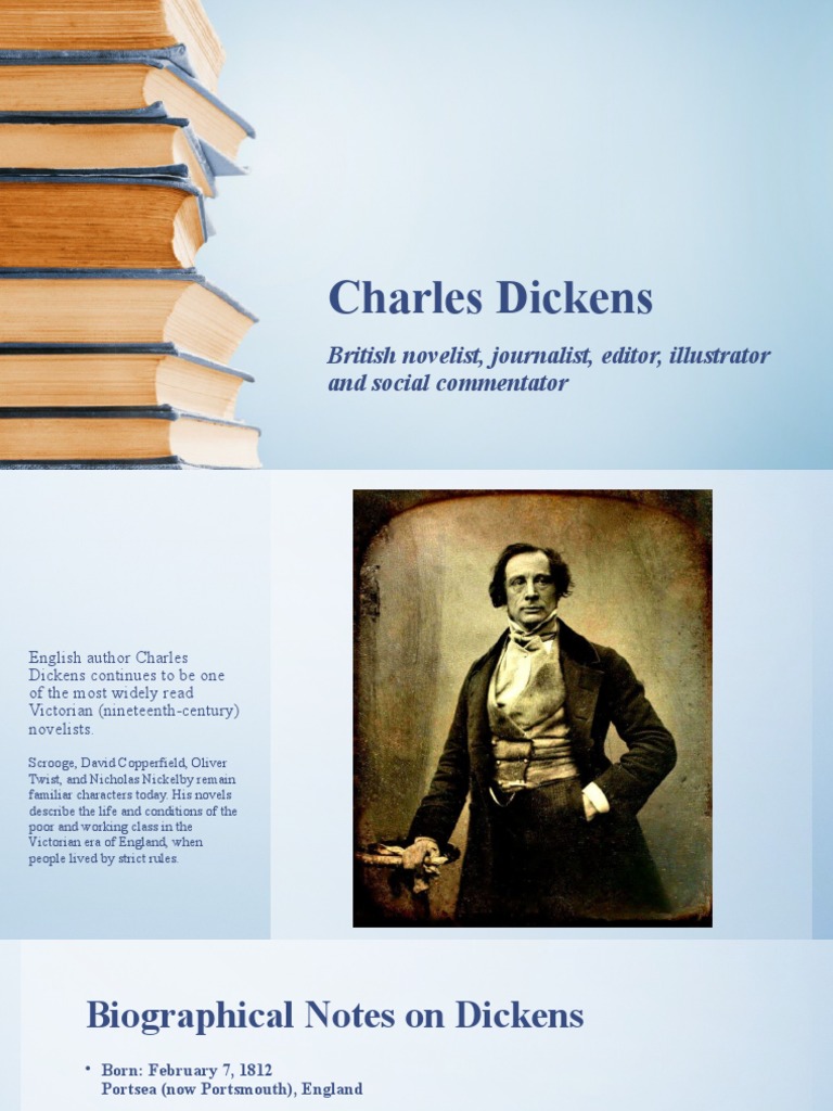 Charles Dickens: British Novelist, Journalist, Editor, Illustrator and ...