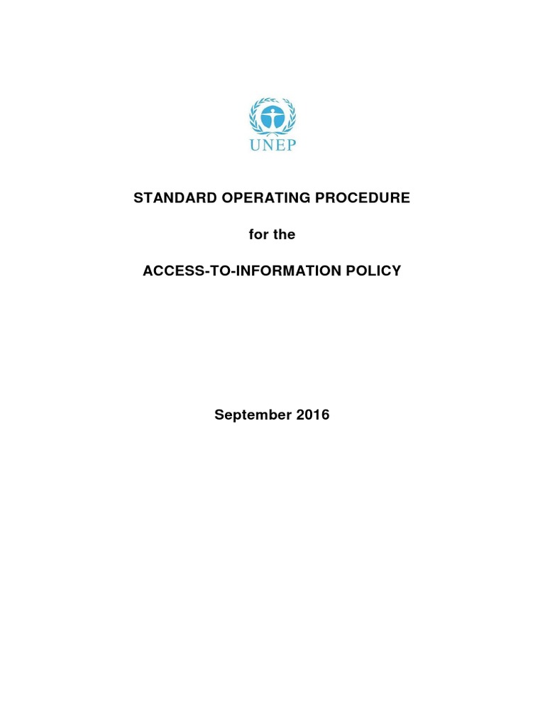 sop_access_info | PDF | Freedom Of Information Laws By Country ...