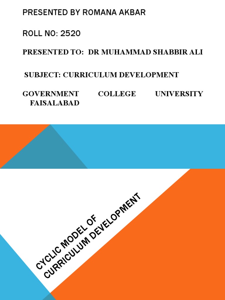 Wheeler's Cyclical Curriculum Model | PDF | Curriculum | Experience