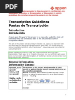 Transcription Guidelines - GoTranscript | PDF | Quotation Mark | Comma