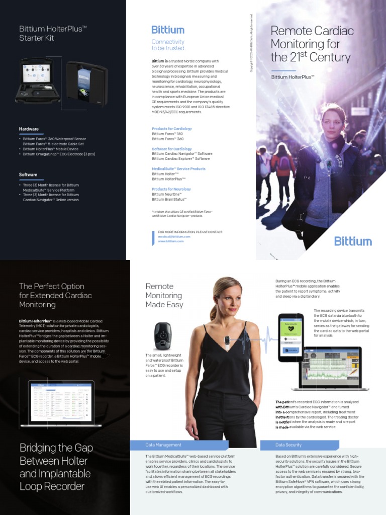 Remote Cardiac Monitoring For The 21 Century: Bittium Holterplus ...