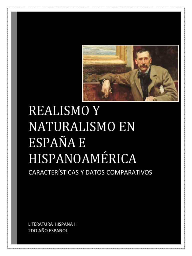 El Realismo y Naturalismo en España e Hispanoamérica | PDF | Realismo ...