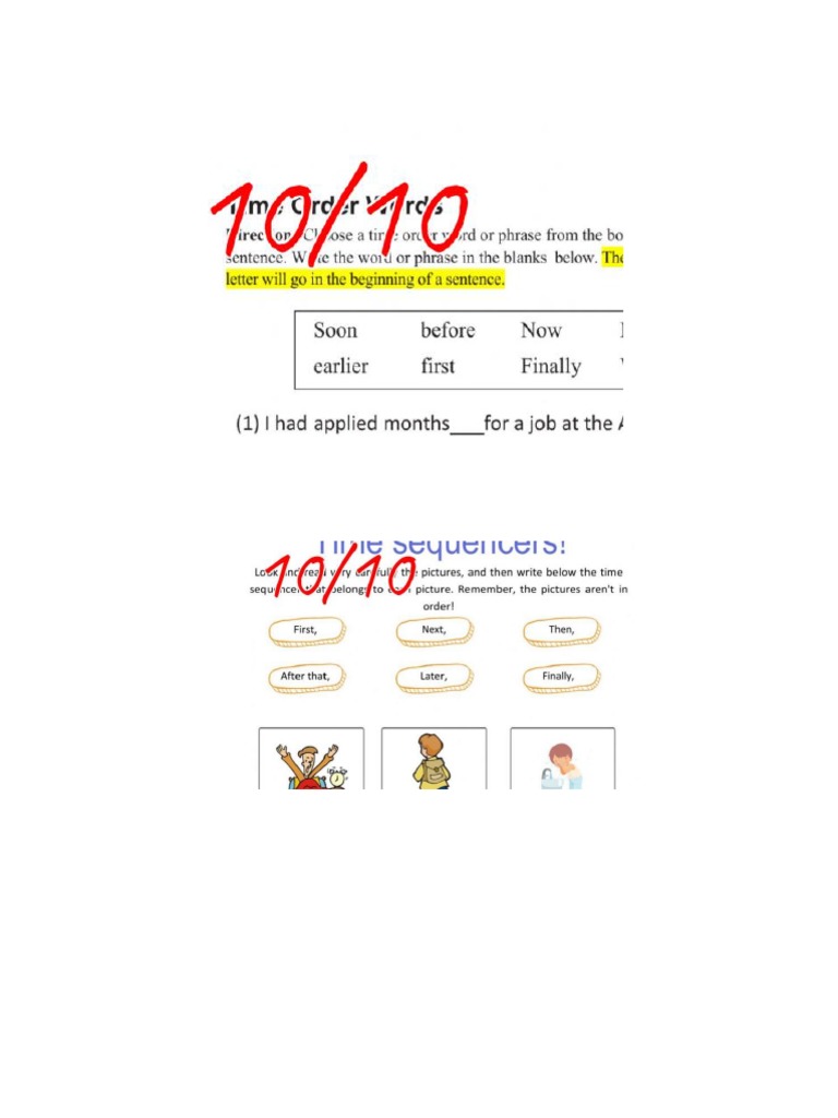 Time Order Signals | PDF