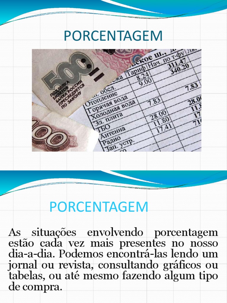 Acréscimo e Decréscimo Percentual 2 | PDF | Percentagem | Imposto de Renda