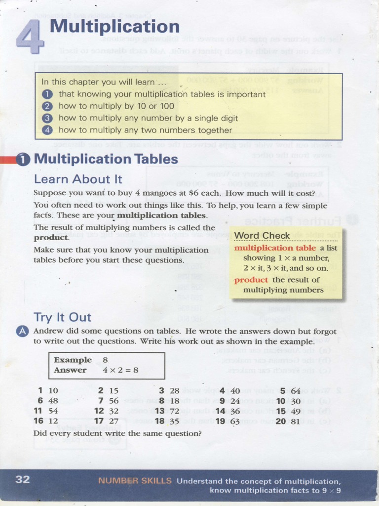 Multiplication Techniques Guide | PDF | Multiplication | Elementary ...