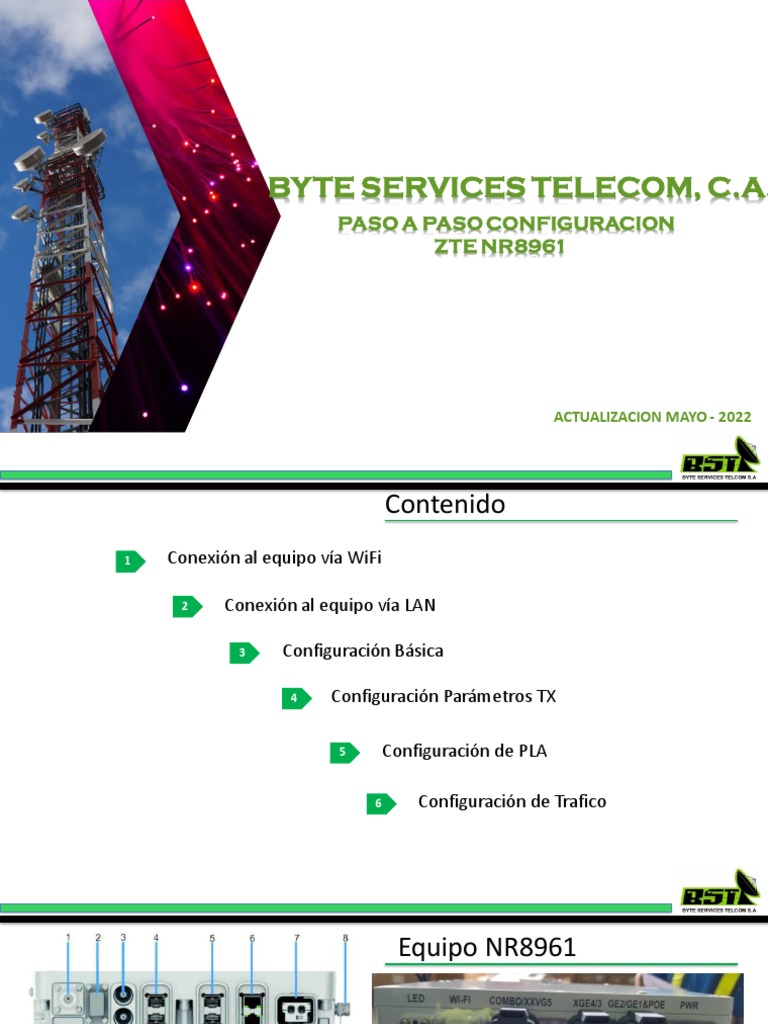 PASO - PASO - ZTE - NR8961 - 23052022 v3 | PDF | Dirección IP ...