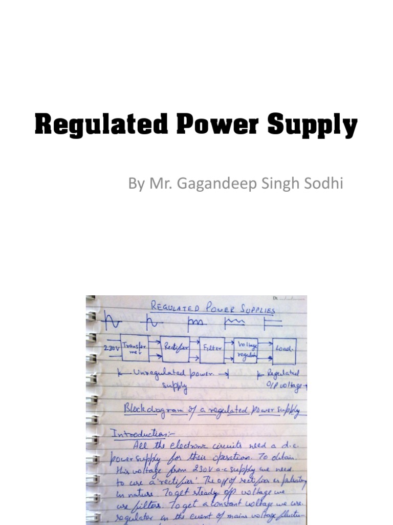 Understanding Regulated Power Supply | PDF