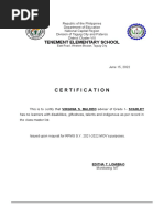 Certificate of NON-ISSUANCE OF ID | PDF