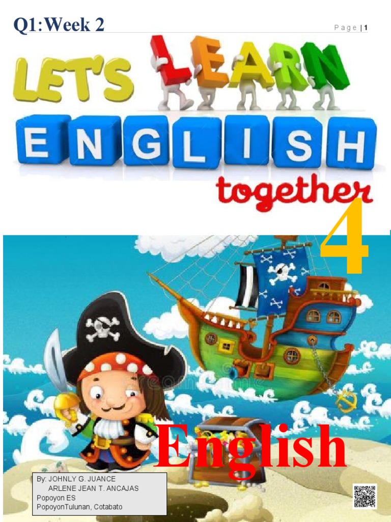 English Learning Activities for Grade 4 | PDF | Plural | Reading ...