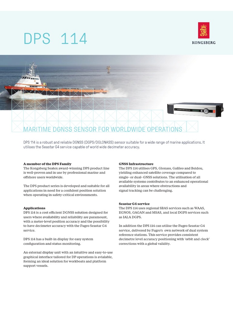 Maritime Dgnss Sensor For Worldwide Operations | PDF | Computer ...