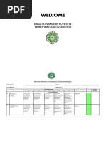 SAMPLE BNAP 2023 2025 - Template 1 | PDF | Human Nutrition | Malnutrition