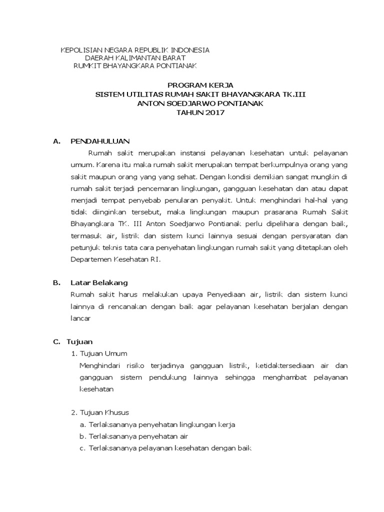 Kerangka Acuan Sistem Utilisasi Pendukung TAHUN 2016 | PDF