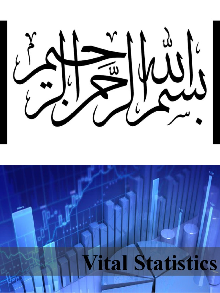 Vital Statistics | PDF | Ratio | Demography