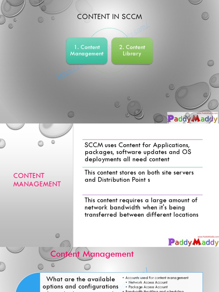 PaddyMaddy SCCM+Content | Download Free PDF | Computer File | Library (Computing)