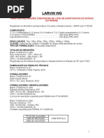 Inseticidas Dipel WG Bula | PDF | Inseticida | Controle biológico de pragas