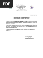 Certificate of Undertaking | PDF