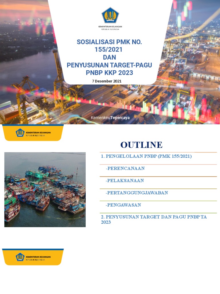 Sosialisasi PMK 155/2021 PNBP KKP 2023 | PDF