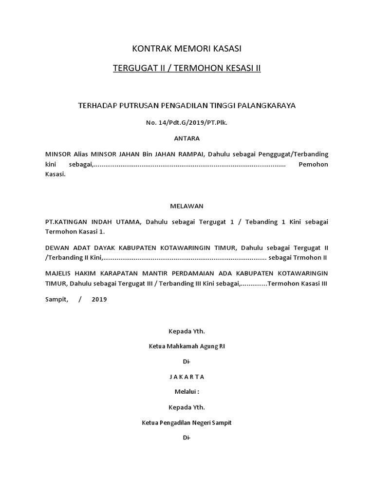 KONTRAK MEMORi KASASI | PDF