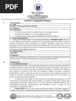 Activity Design - Clean Up Drive | PDF | Wellness | Medical