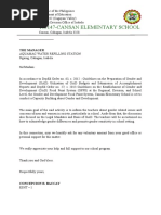 Letter Mayor - Intrams | PDF | Sports | Leisure
