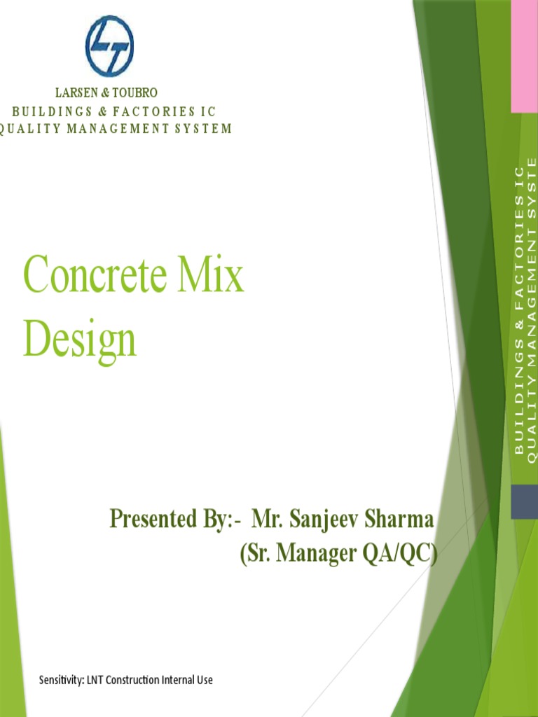 Concret Mix Design Updated | PDF | Concrete | Construction Aggregate