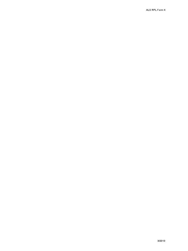 RPL Form 4 Learners Checklist of Skills 2013 | PDF | Statistics | Integer