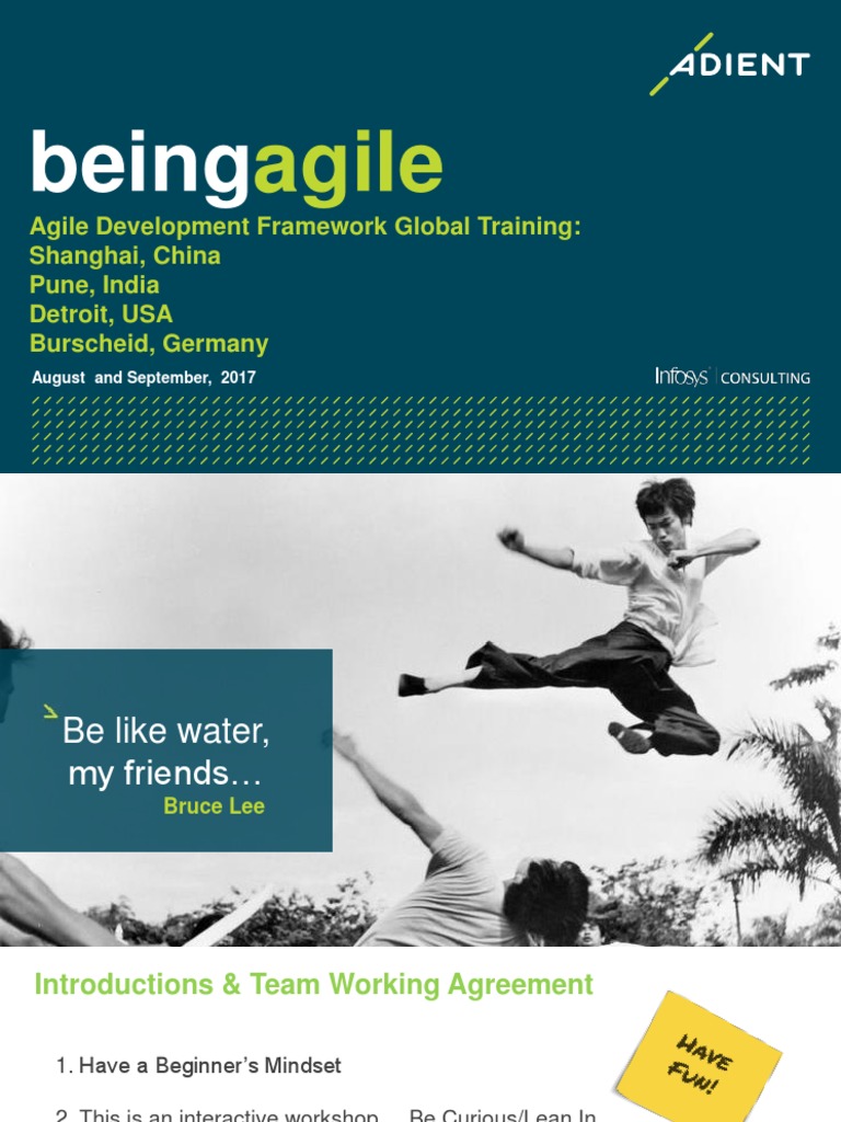 Adient Agile Global Training | PDF | Scrum (Software Development ...