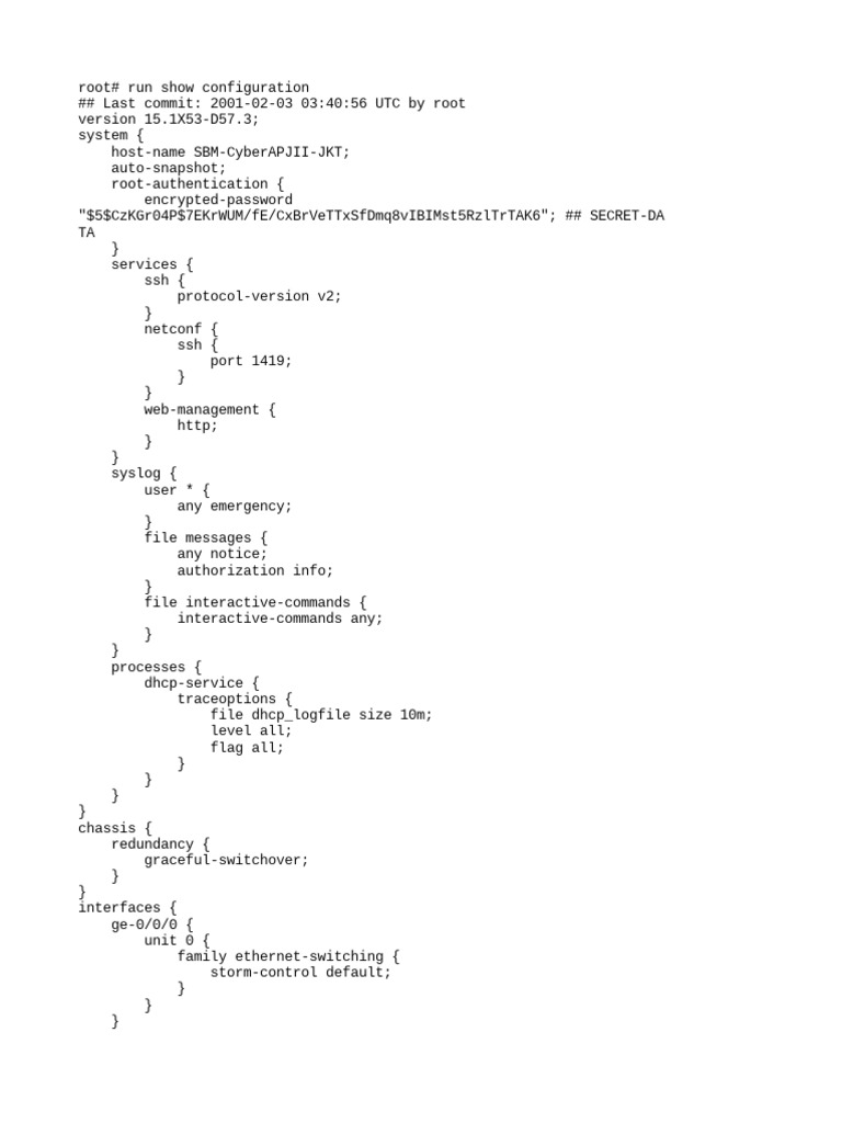 Run Show Configuration | PDF | Data Transmission | Internet Architecture
