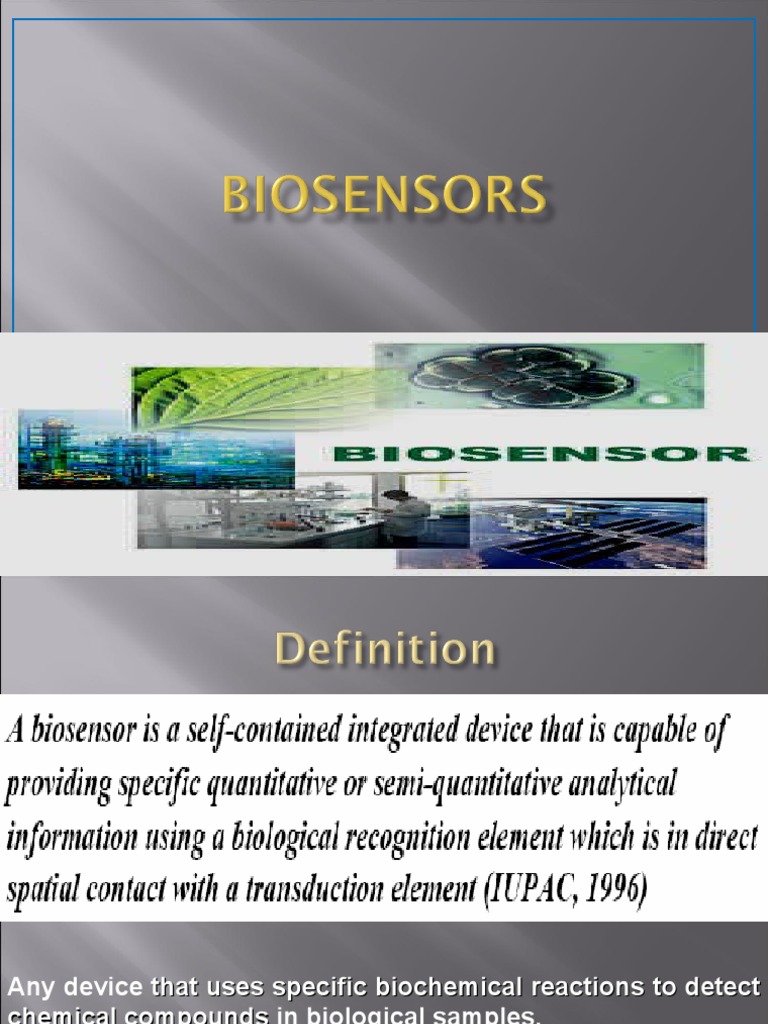 5 Biosensor | PDF | Biosensor | Sensor