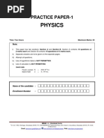 Mathongo Advanced Test Series | PDF | Chemistry | Physics