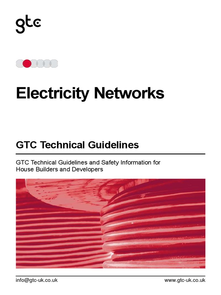 GTC Technical Guidelines Electricity Ge Tgi Ig 0015 Vn9.00 | PDF ...