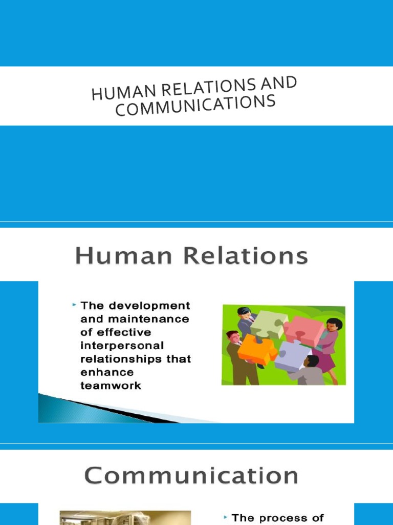 Enhancing Human Relations Skills | PDF