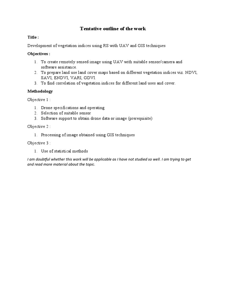 Tentative Project | PDF