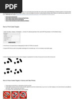 Coded Targets and Scale Bars in Metashape | PDF