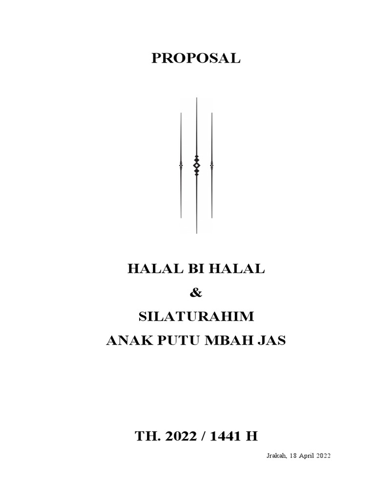 PROPOSAL Halal Bi Halal | PDF