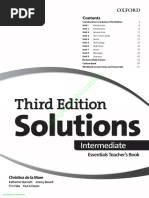 Oxford Solutions Intermediate 3ed Students Book | PDF