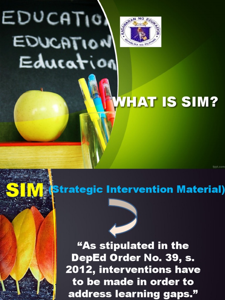 What Is Sim Final | PDF | Teaching Method | Learning