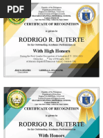 New Third QUARTER CERTIFICATE | PDF | Philippines