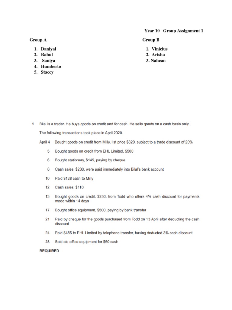 Year 10 Group Assignment 1 | PDF | Travel