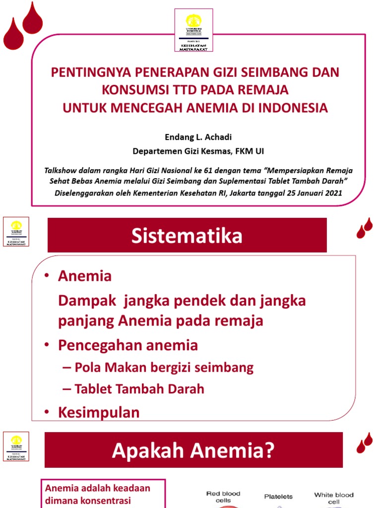 Pentingnya Penerapan Gizi Seimbang Dan Konsumsi TTD Pada Remaja Untuk ...
