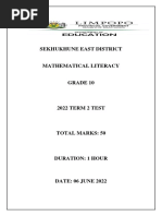 MEMO GRADE 7 MATHEMATICS INVESTIGATION TERM 2 2024_042103_075952 | PDF ...